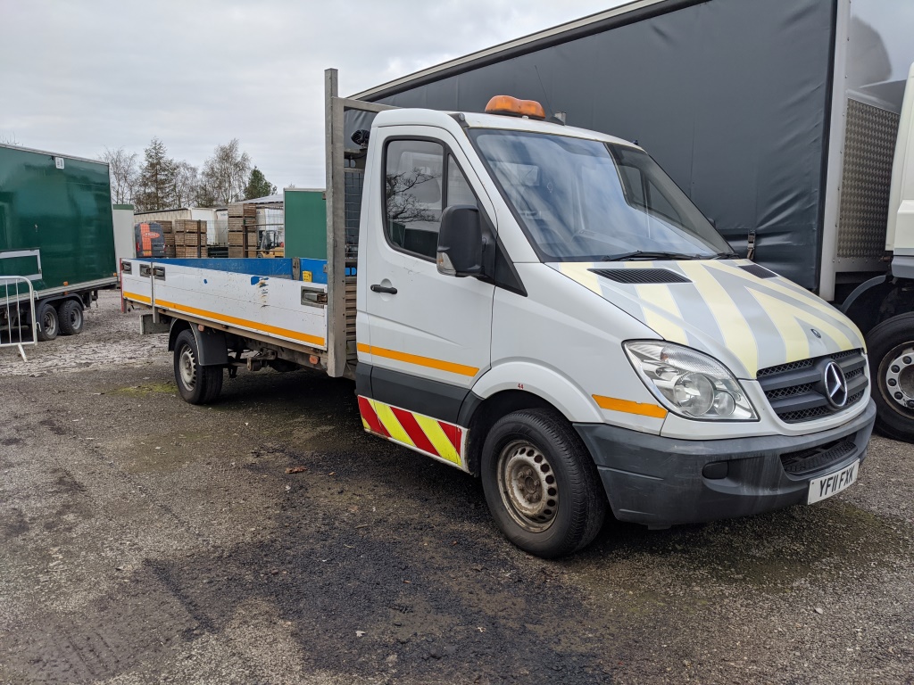 2011 Mercedes-Benz Sprinter 3.5T with 14ft Dropside Body - Used Trucks ...
