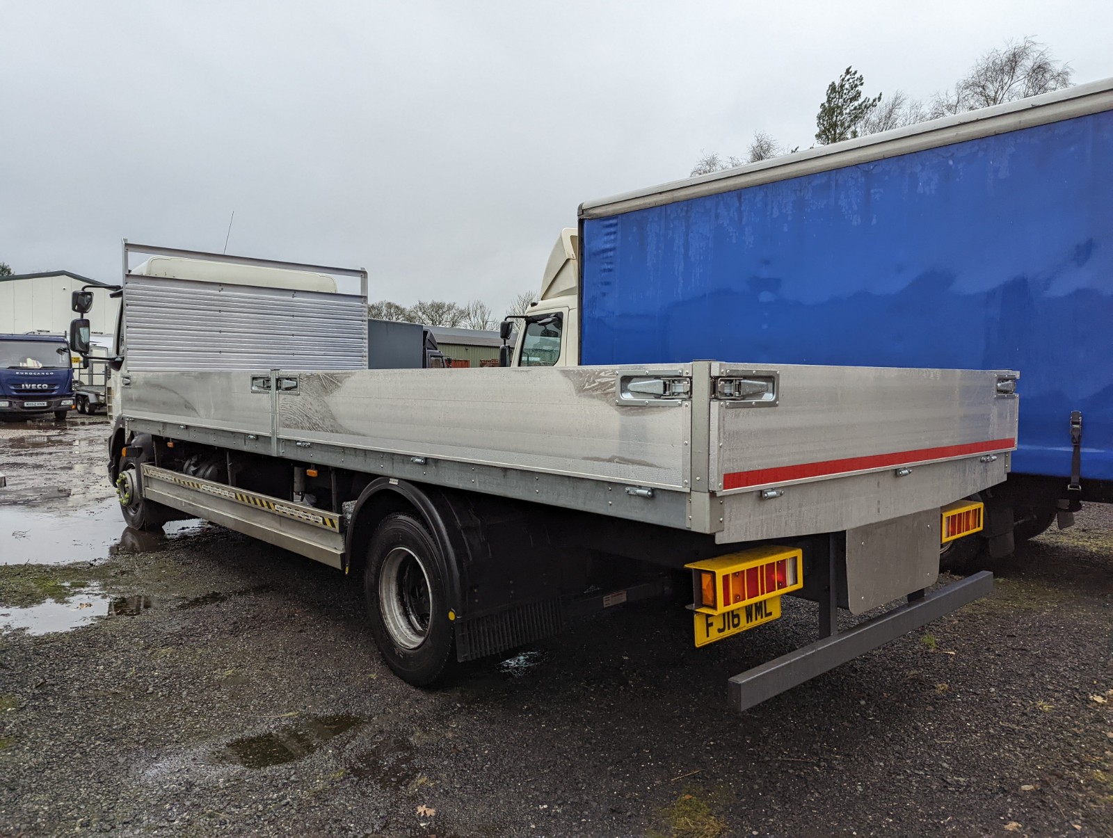 2016 EURO 6 DAF LF 14Ton with NEW Scaffold Spec dropside body on rear ...