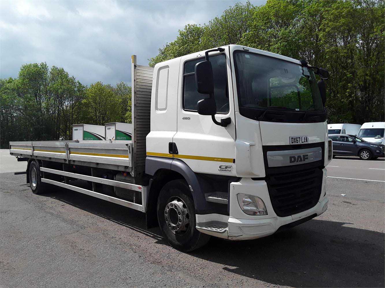 2018 DAF 18Ton Dropsider - Used Trucks - Scaffolding Trucks - Crane ...